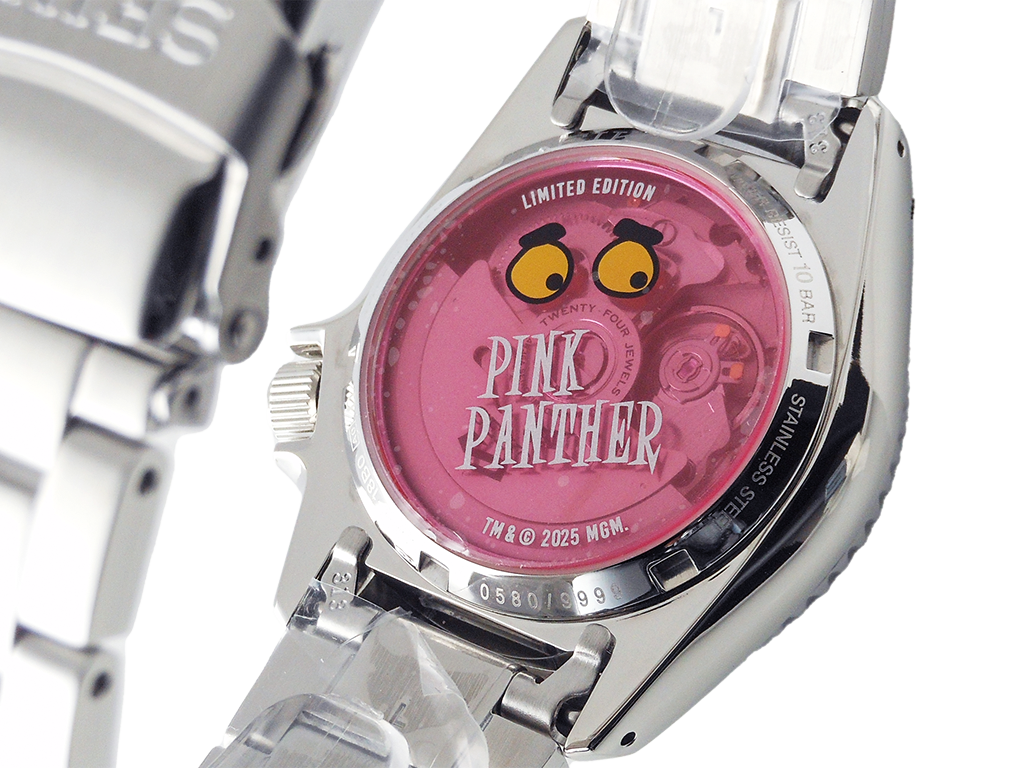 SEIKO＜5 Sports＞SBSA321 Limited Edition collaborate with PINK PANTHER ...